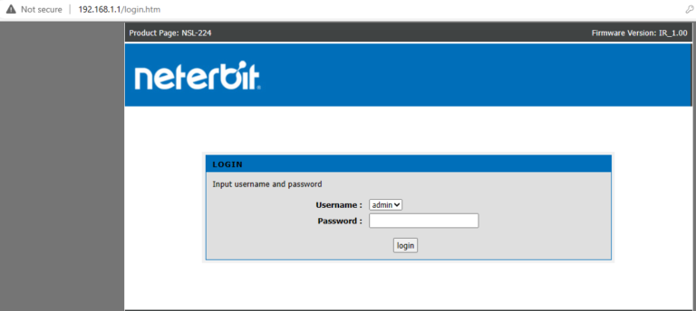 آموزش تنظیمات مودم نتربیت (Neterbit) | راهنمای تصویری کانفیگ