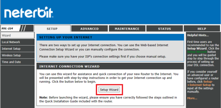 آموزش تنظیمات مودم نتربیت (Neterbit) | راهنمای تصویری کانفیگ